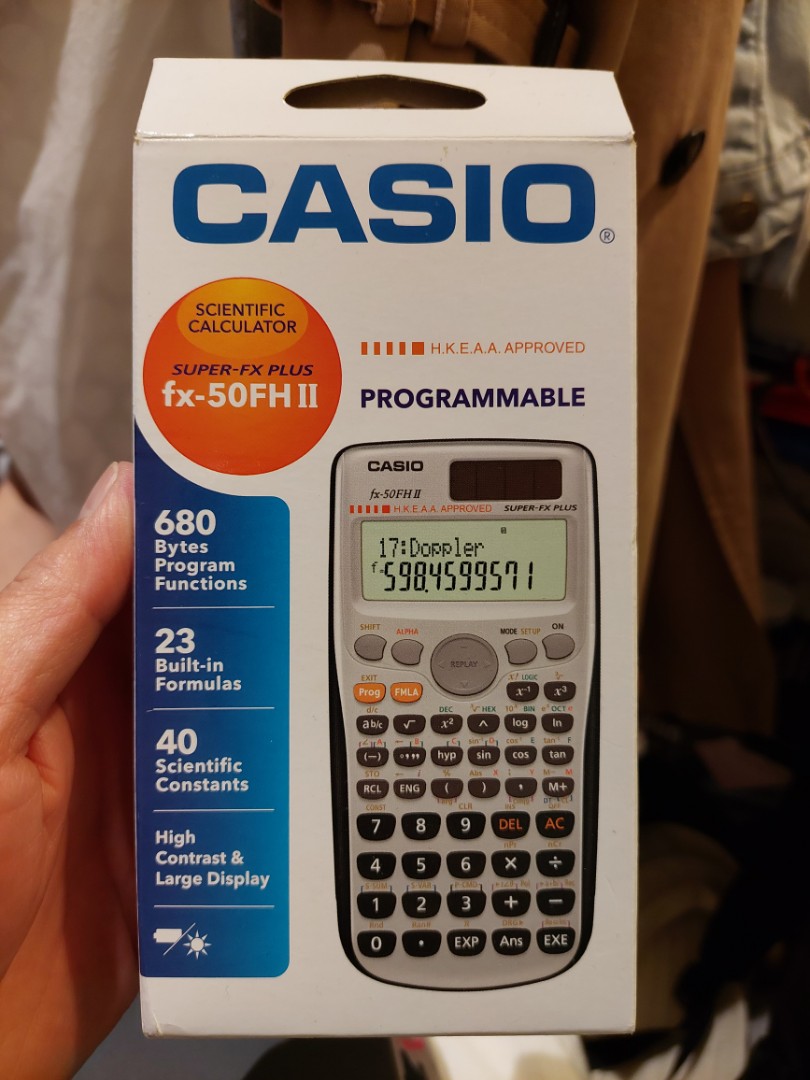 Casio fx-50fh ii 計數機, 其他, 其他 - Carousell