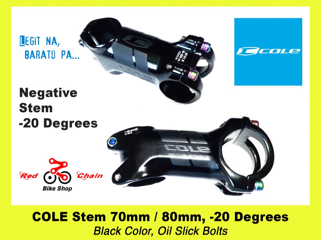 COLE Stem, Negative -20 Degrees for MTB, Sports Equipment, Bicycles ...