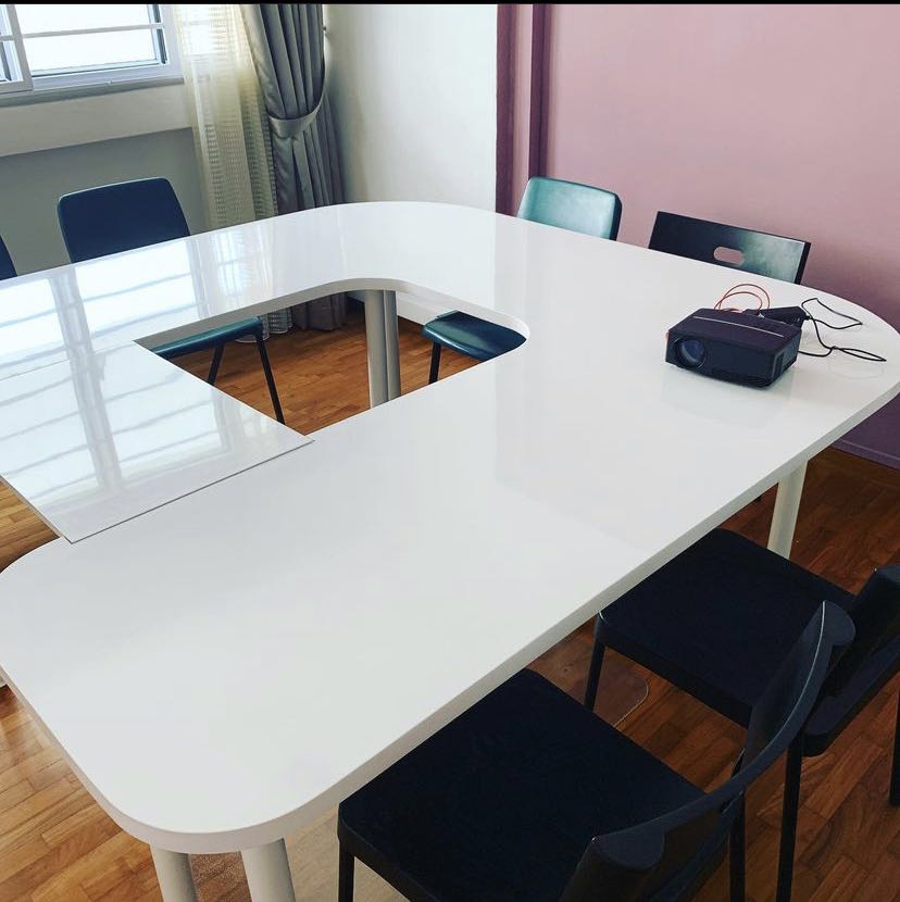 Conference Table / Tuition Table / Group Class, Furniture & Home Living ...