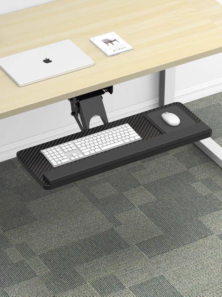 BNIB DIY Ergonomic Black Keyboard Rack (Supports up to 25kg), Computers ...