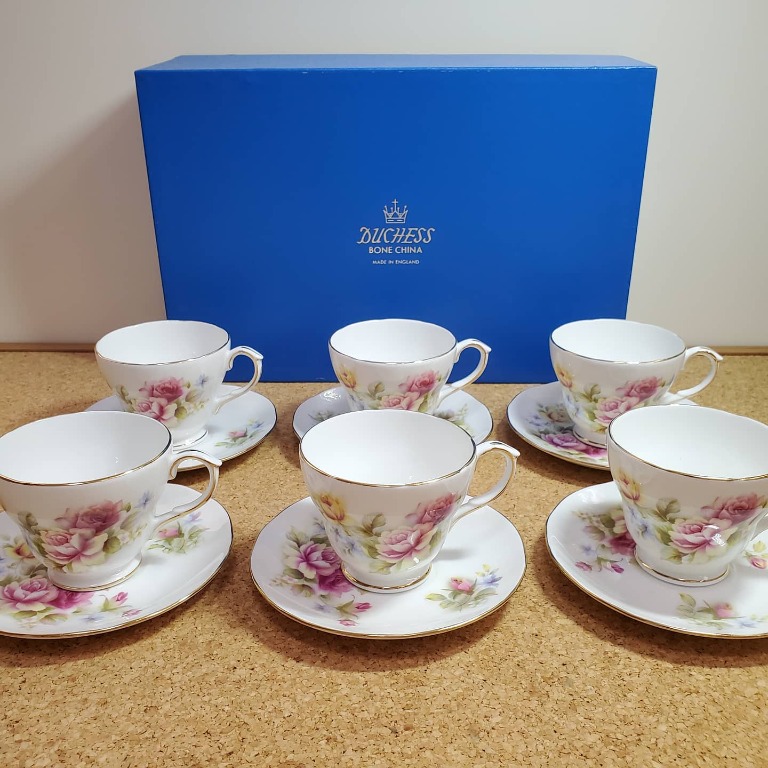 Duchess cups and saucers, Furniture & Home Living, Kitchenware ...