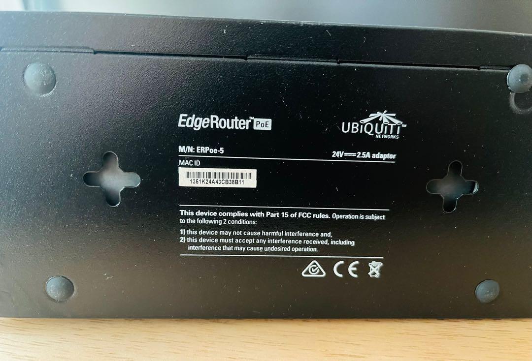 Edge router poe, Computers & Tech, Parts & Accessories, Networking on ...