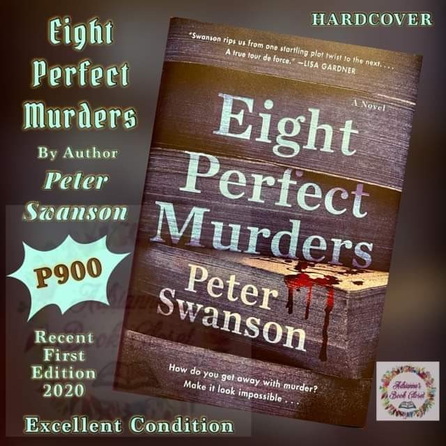 EIGHT PERFECT MURDERS BY PETER SWANSON, Hobbies & Toys, Books ...