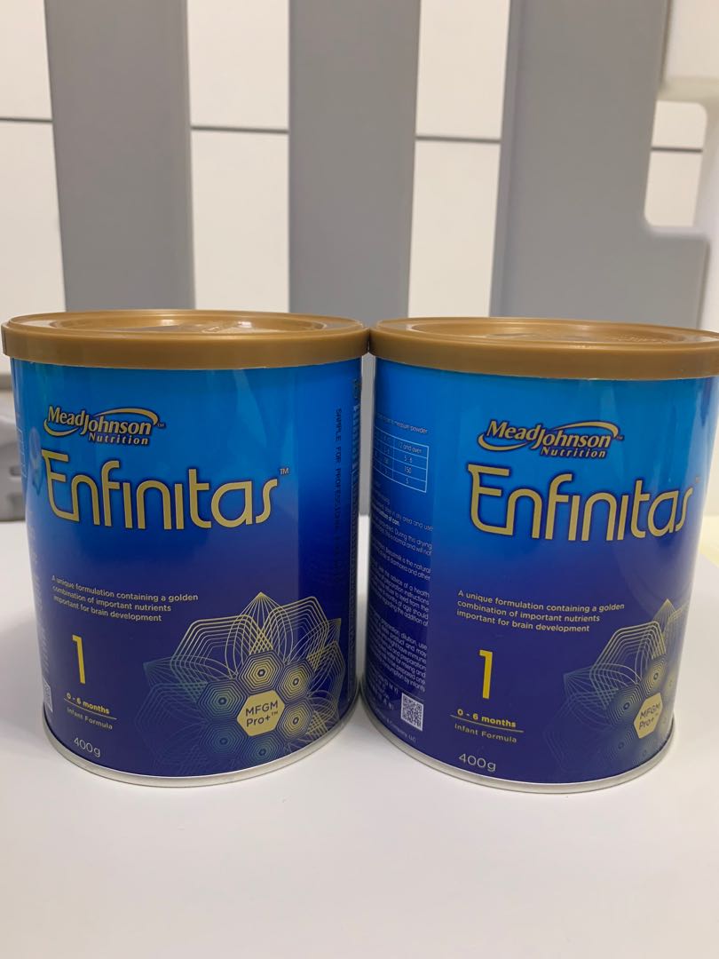 美贊臣enfinitas 1號 400g, 兒童＆孕婦用品, 護理及餵哺, 護理及餵哺 - 母乳及奶瓶 - Carousell