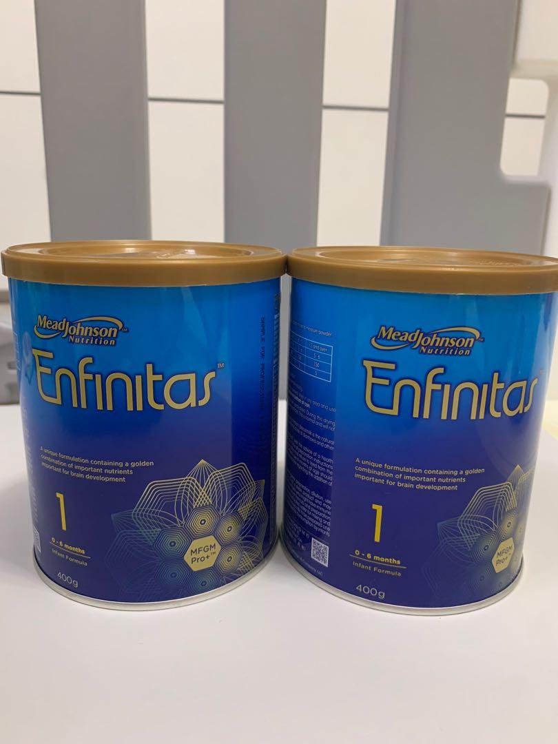 美贊臣enfinitas 1號 400g, 兒童＆孕婦用品, 護理及餵哺, 護理及餵哺 - 母乳及奶瓶 - Carousell