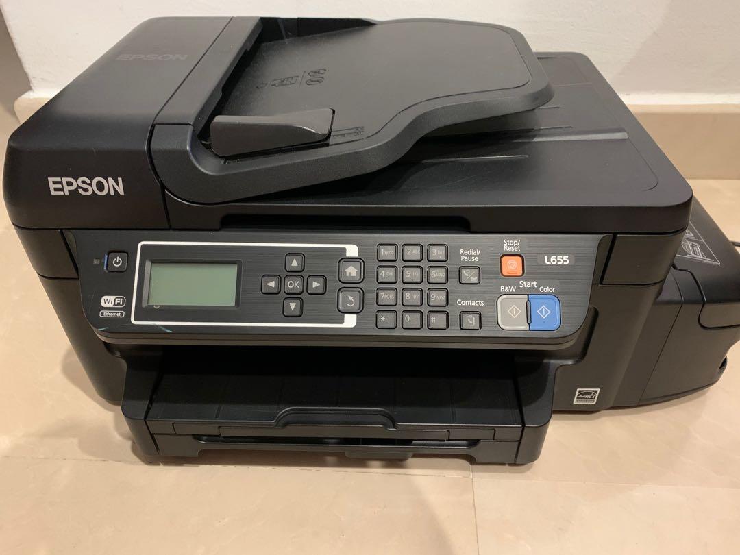 Epson L655 Ecotank Multi-function printer, Computers & Tech, Printers ...