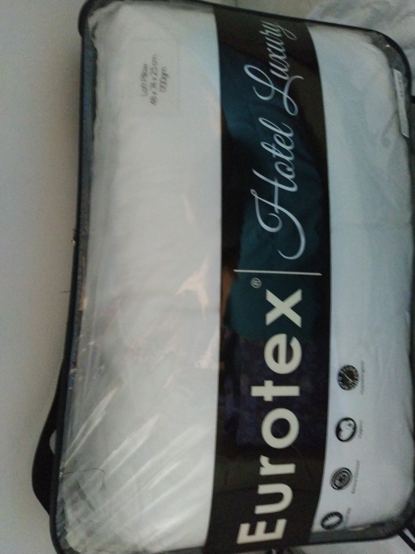 Eurotex Hotel pillow, Furniture & Home Living, Furniture, Bed Frames ...
