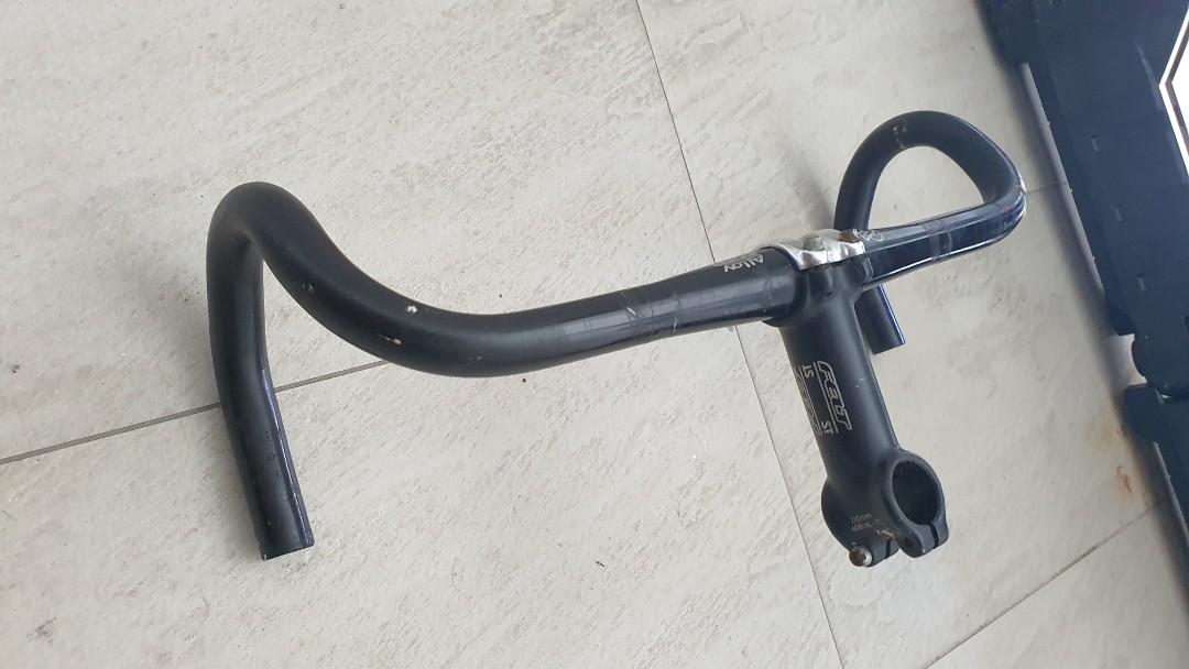 Felt aluminium drop handlebar with stem, Sports Equipment, Bicycles ...