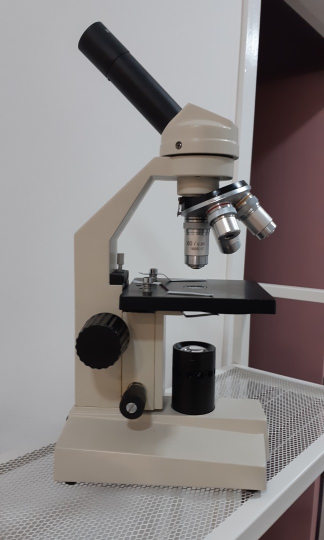 Good Microscope with 4 Magnifying Lens, Health & Nutrition, Medical ...