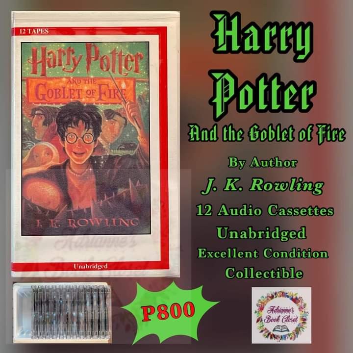 HARRY POTTER AND THE GOBLET OF FIRE BY JK ROWLING, Audio, Other Audio ...
