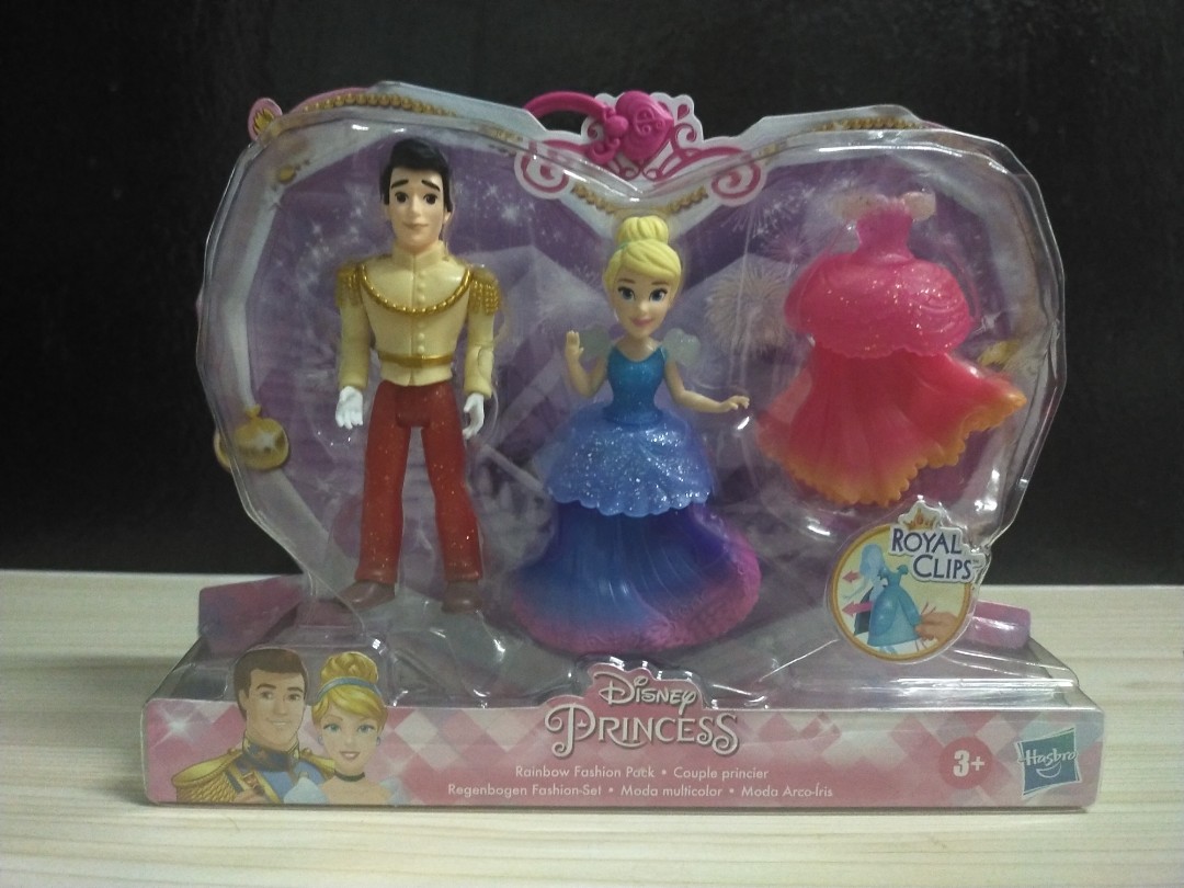 Hasbro Disney Princess Rainbow Fashion Pack - Cinderella & Prince ...