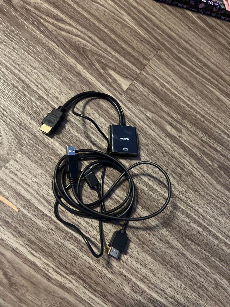 HDMI cables and adapter, Computers & Tech, Parts & Accessories, Cables ...
