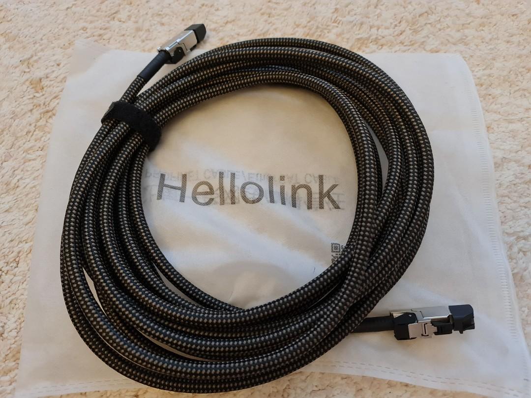 Hellolink HiFi Network cable 8m long, Audio, Other Audio Equipment on Carousell