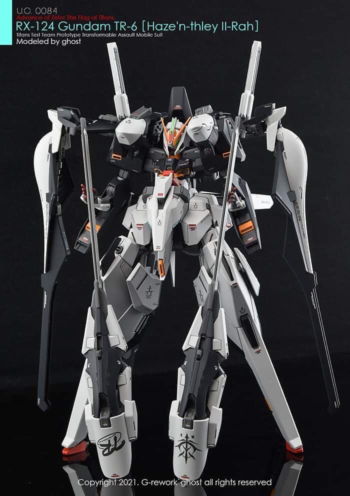 HGUC Gundam tr-6 [Haze'n-Thley ii Rah] Gundma neon decal 高達TR-6 海瑟斯雷2 拉 ...