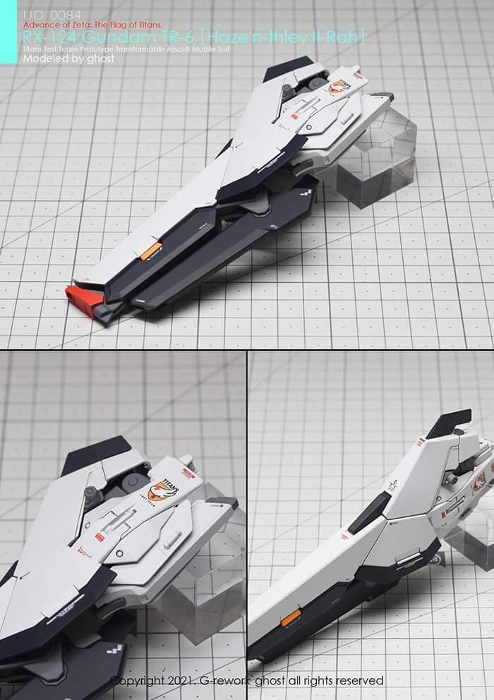 HGUC Gundam tr-6 [Haze'n-Thley ii Rah] Gundma neon decal 高達TR-6 海瑟斯雷2 拉 ...
