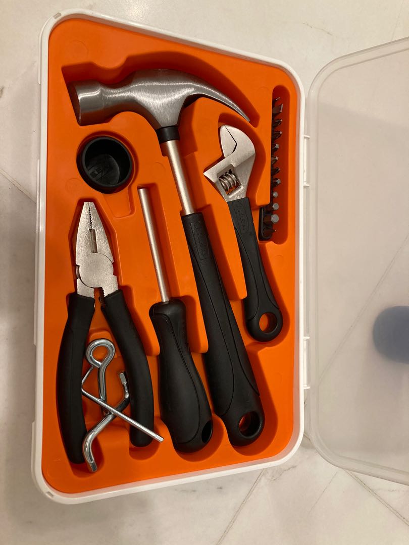 Ikea tool set 17 pcs, Furniture & Home Living, Home Improvement ...