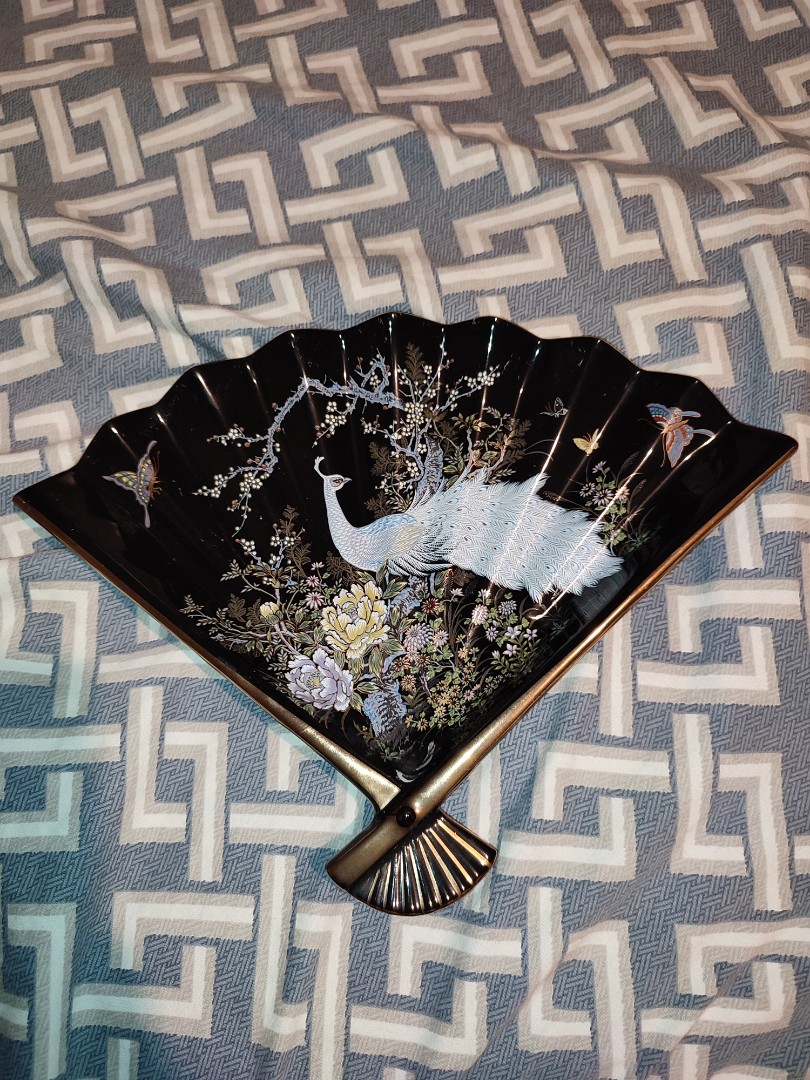 Japanese Porcelain Fan, Hobbies & Toys, Memorabilia & Collectibles ...