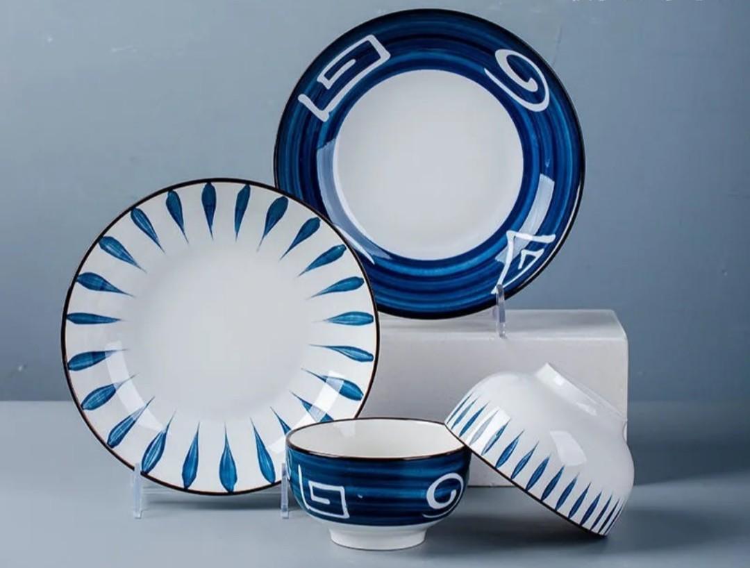 Japanese style ceramic dish set, Furniture & Home Living, Kitchenware ...