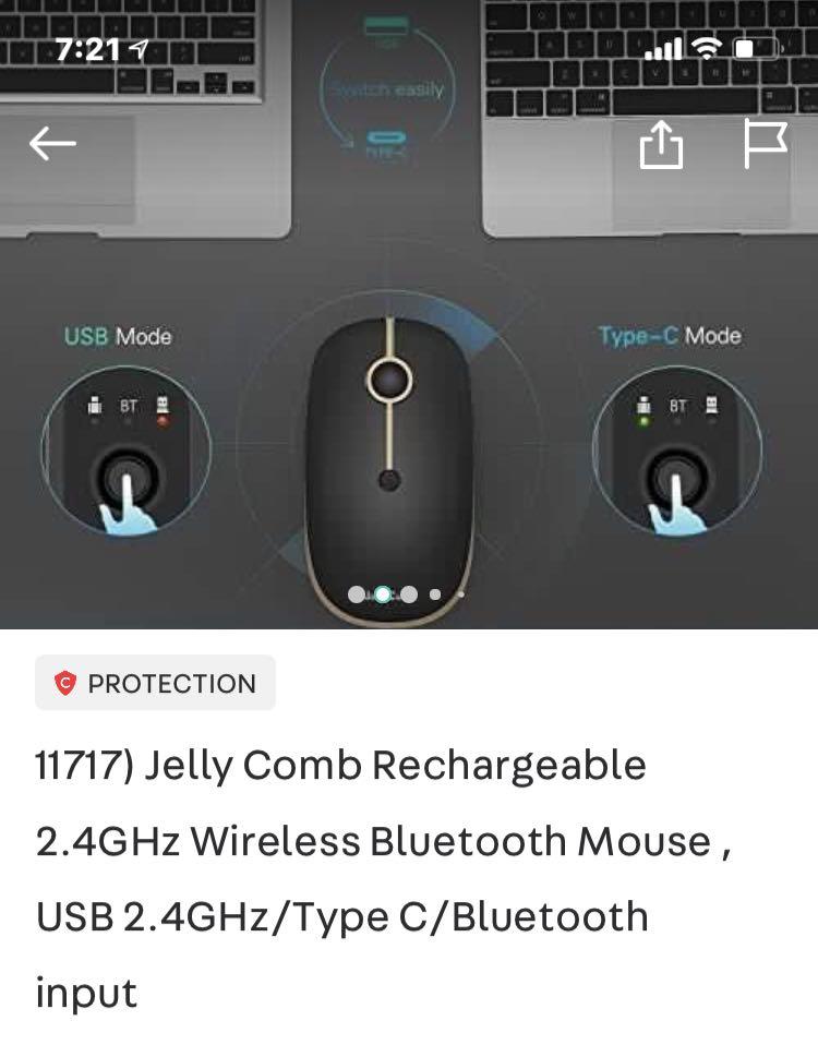 Jelly comb wireless mouse, Computers & Tech, Parts & Accessories, Mouse ...