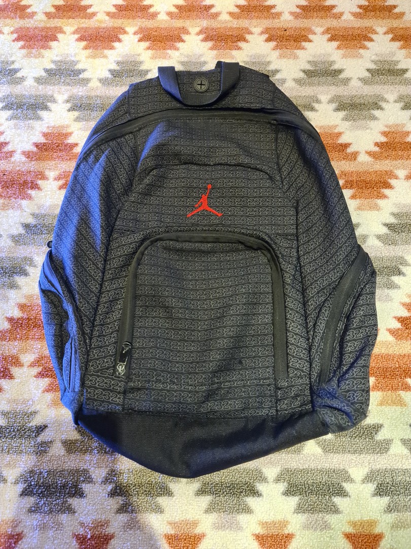Jordan 23 Black Backpack, Men's Fashion, Bags, Backpacks on Carousell
