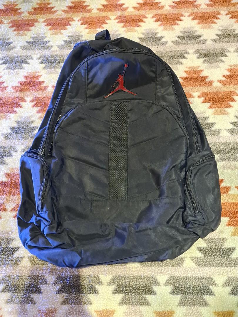 Jordan Plain Black Backpack, Men's Fashion, Bags, Backpacks on Carousell