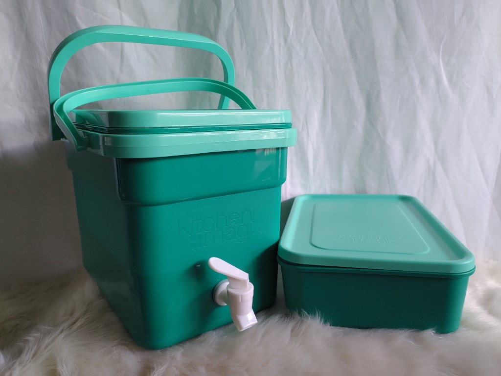 KITCHEN MAGIK 10L Beverage Dispenser with Food Container, Furniture ...