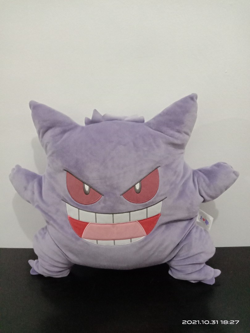 Large Gengar Plush Toy Pillow, Hobbies & Toys, Toys & Games on Carousell