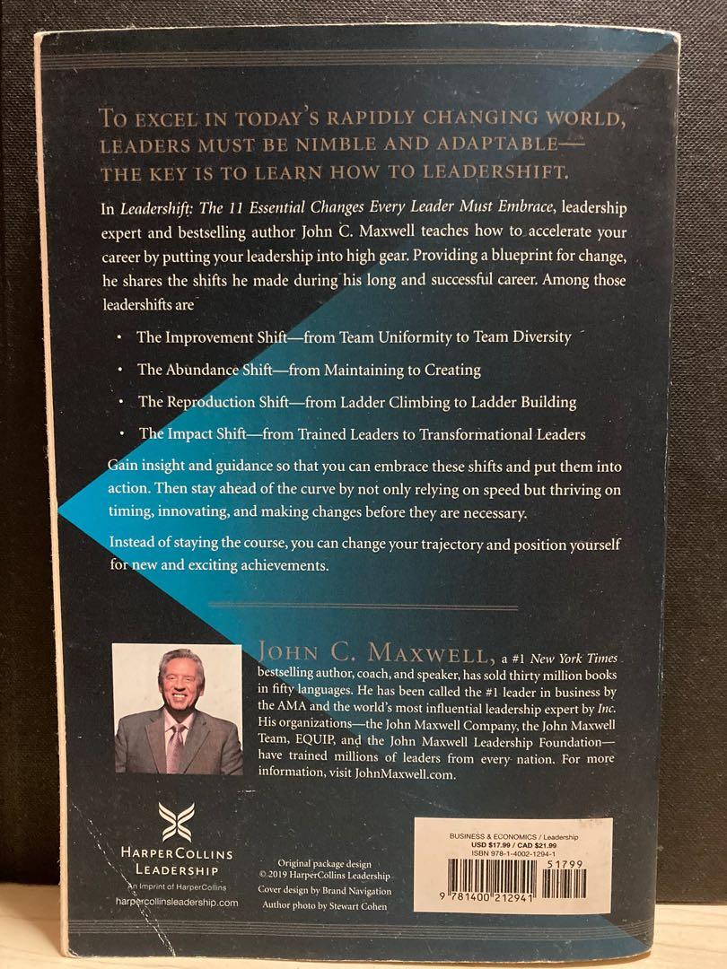 Leadershift: The 11 Essential Changes Every Leader Must Embrace Book by ...