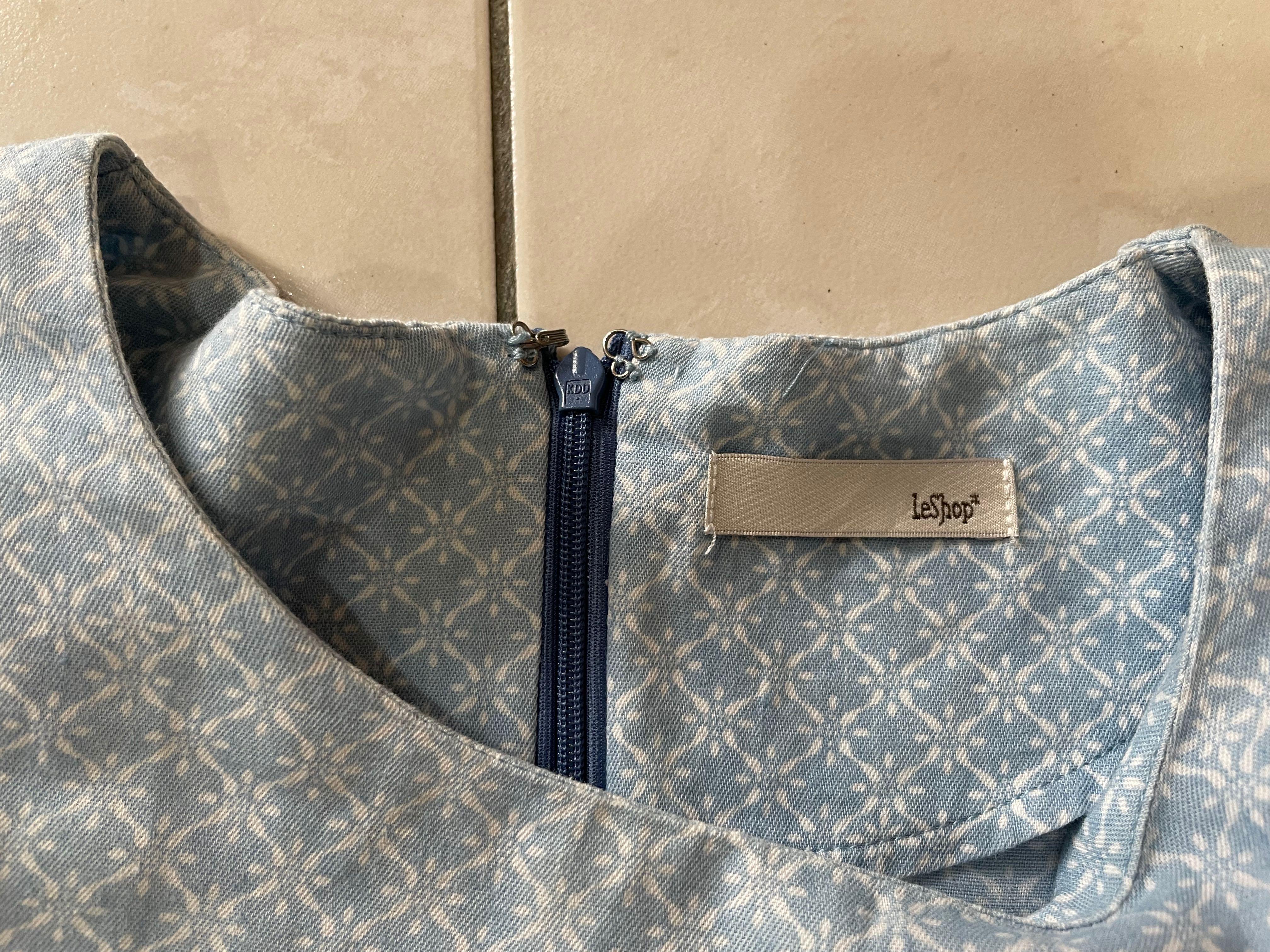 Light blue cute top, Women's Fashion, Tops, Blouses on Carousell