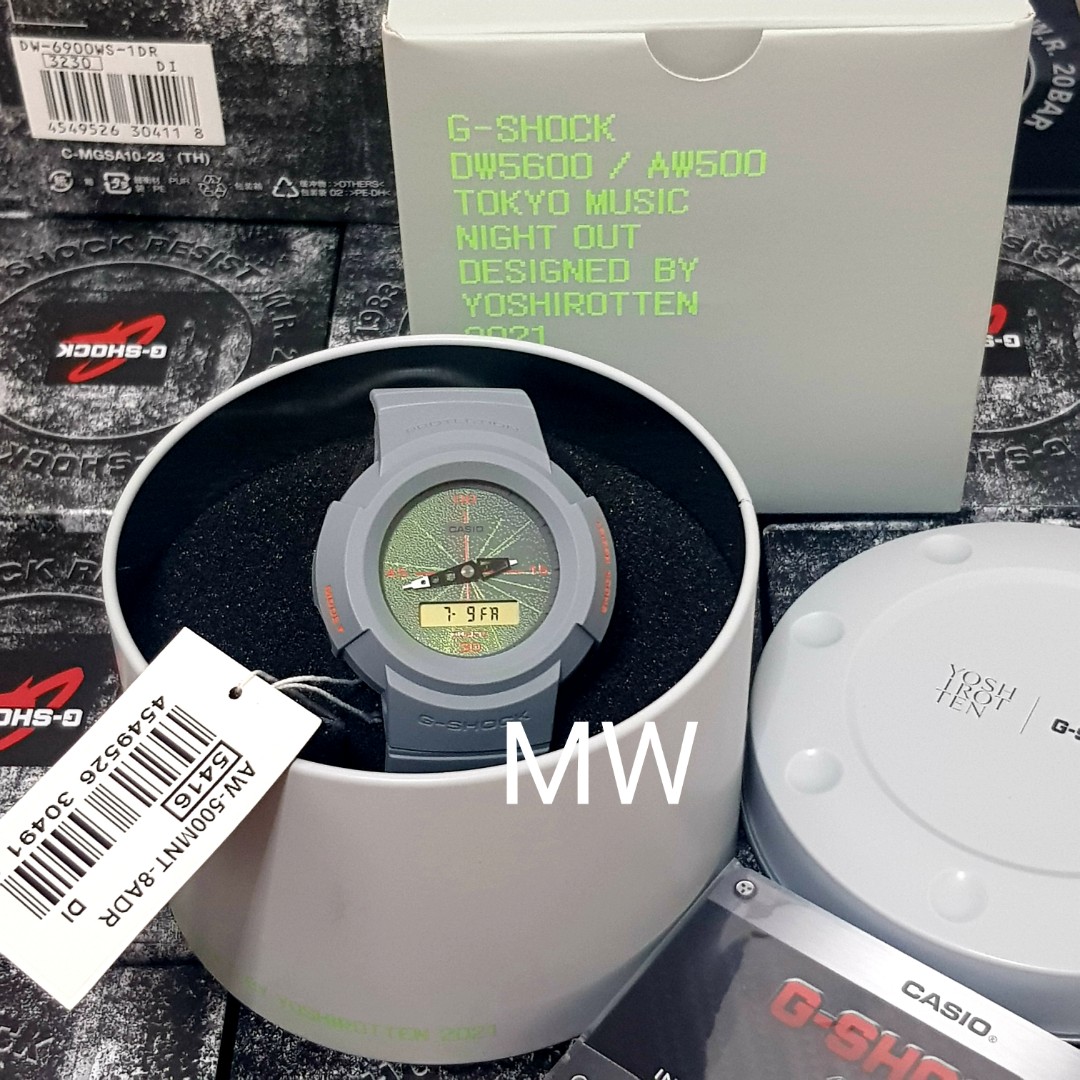 Limited edition g shock aw500 aw-500 original brand new men's watch ...