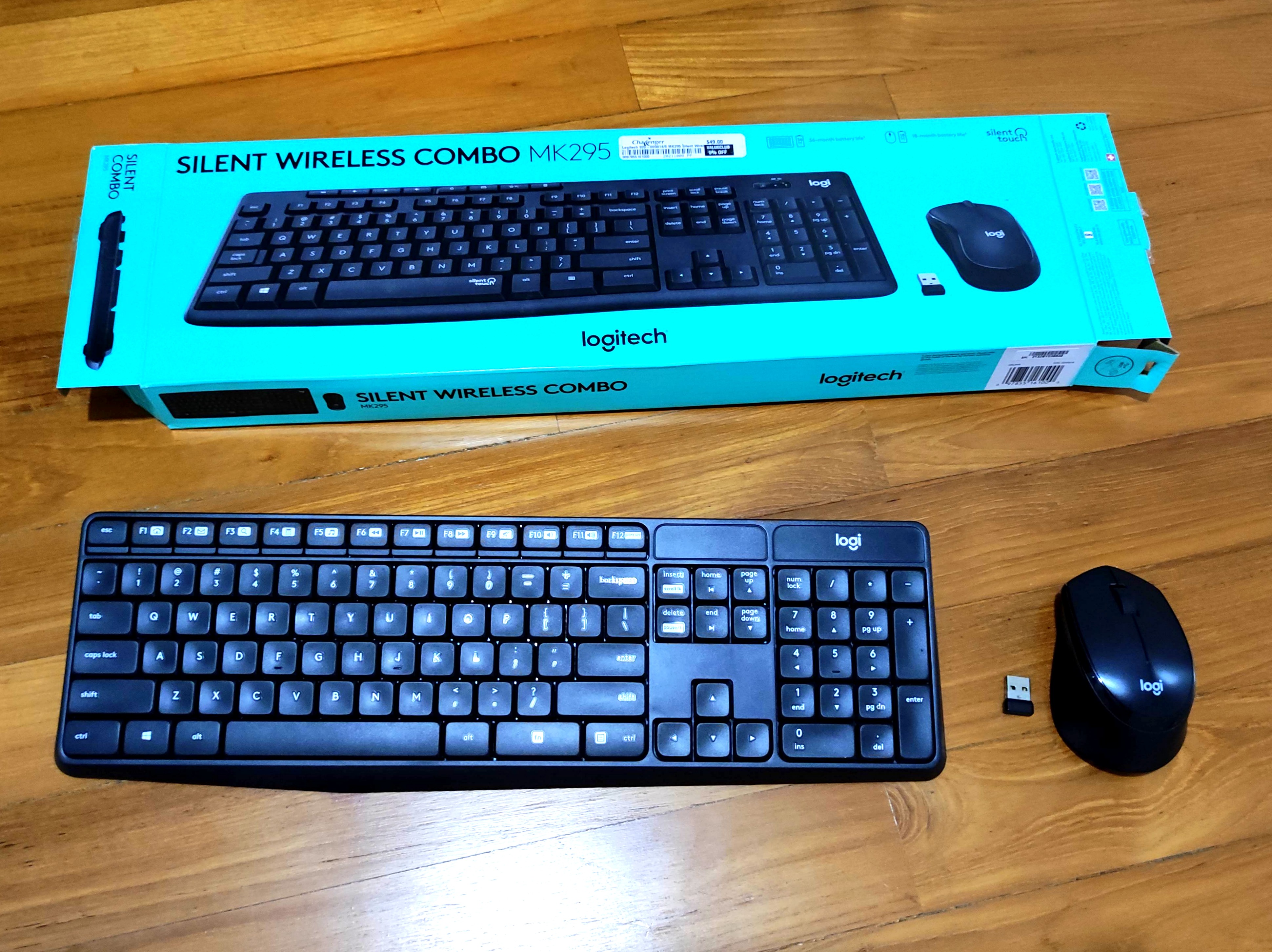 Logitech k235 wireless keyboard mouse, Computers & Tech, Parts ...