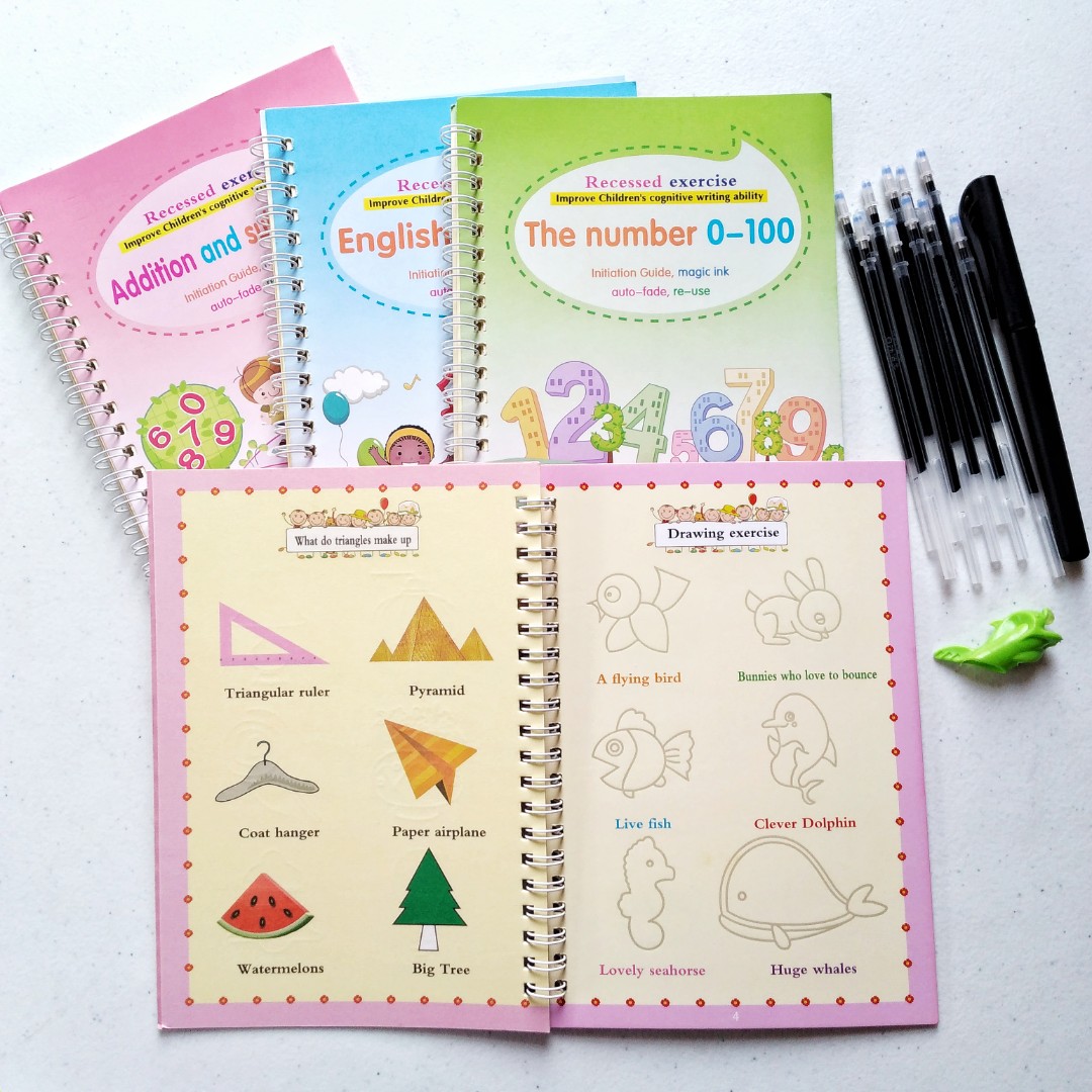 Magic Notebook with Refill Educational Learning Material, Hobbies ...