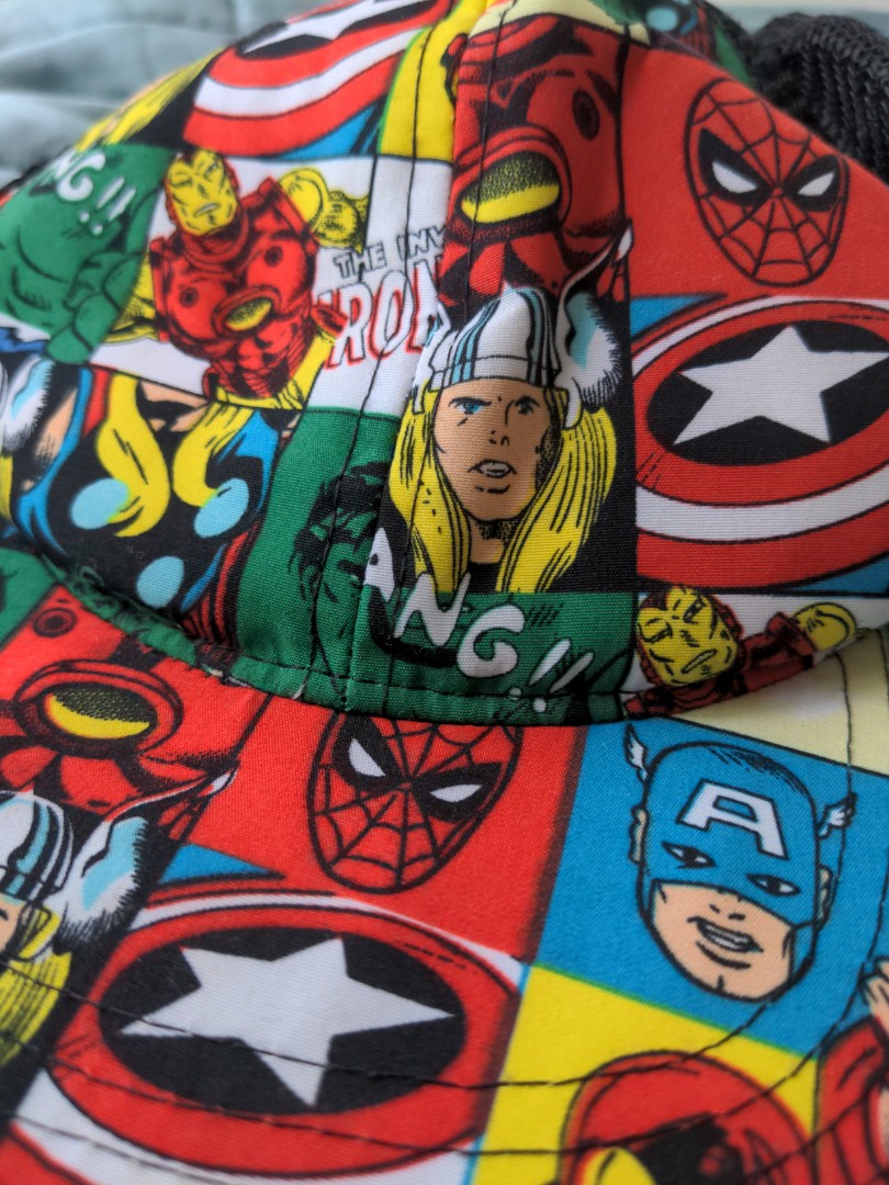 Marvel cap, Babies & Kids, Babies & Kids Fashion on Carousell