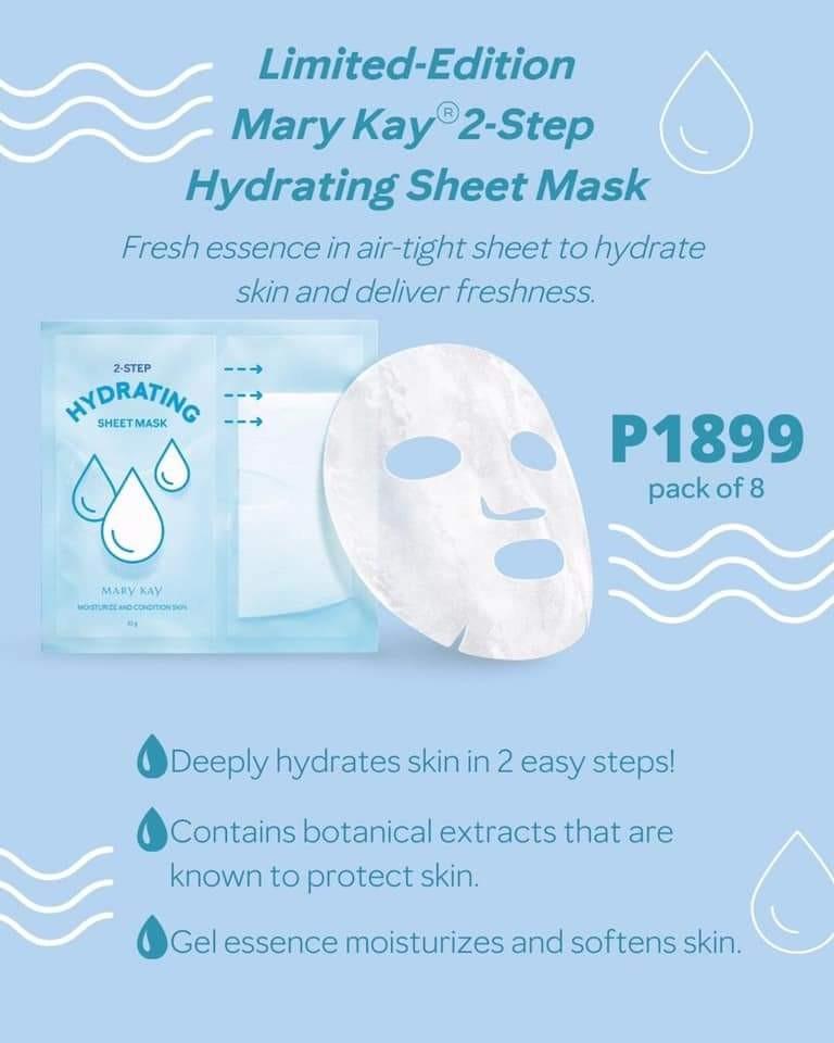 Mary Kay Hydrating Sheet Mask per piece/ per box, Beauty & Personal ...