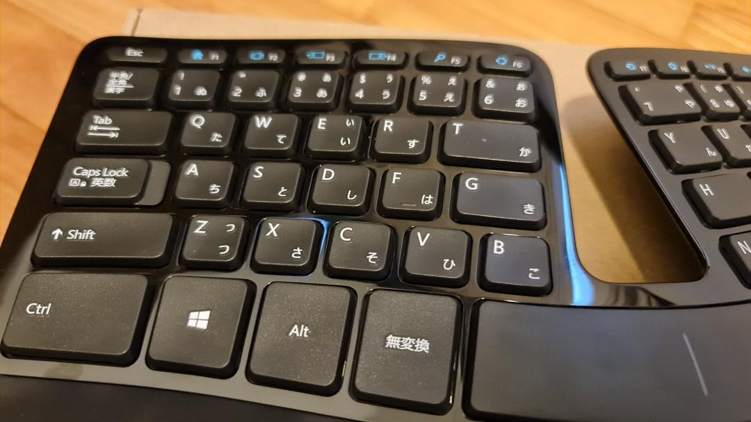 Microsoft Sculpt Ergonomic keyboard (Japanese), Computers & Tech, Parts ...