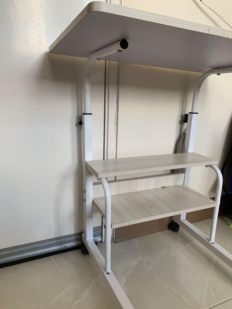 Movable study table, Furniture & Home Living, Office Furniture ...