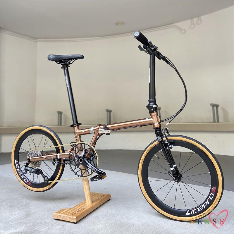 (New) Upgraded Fnhon Gust 20 inch Rose Gold Edition V Brake Shimano ...