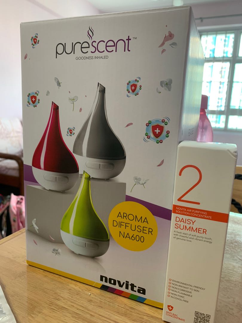 Novita Diffuser NA600 +free solution concentrate, Beauty & Personal ...