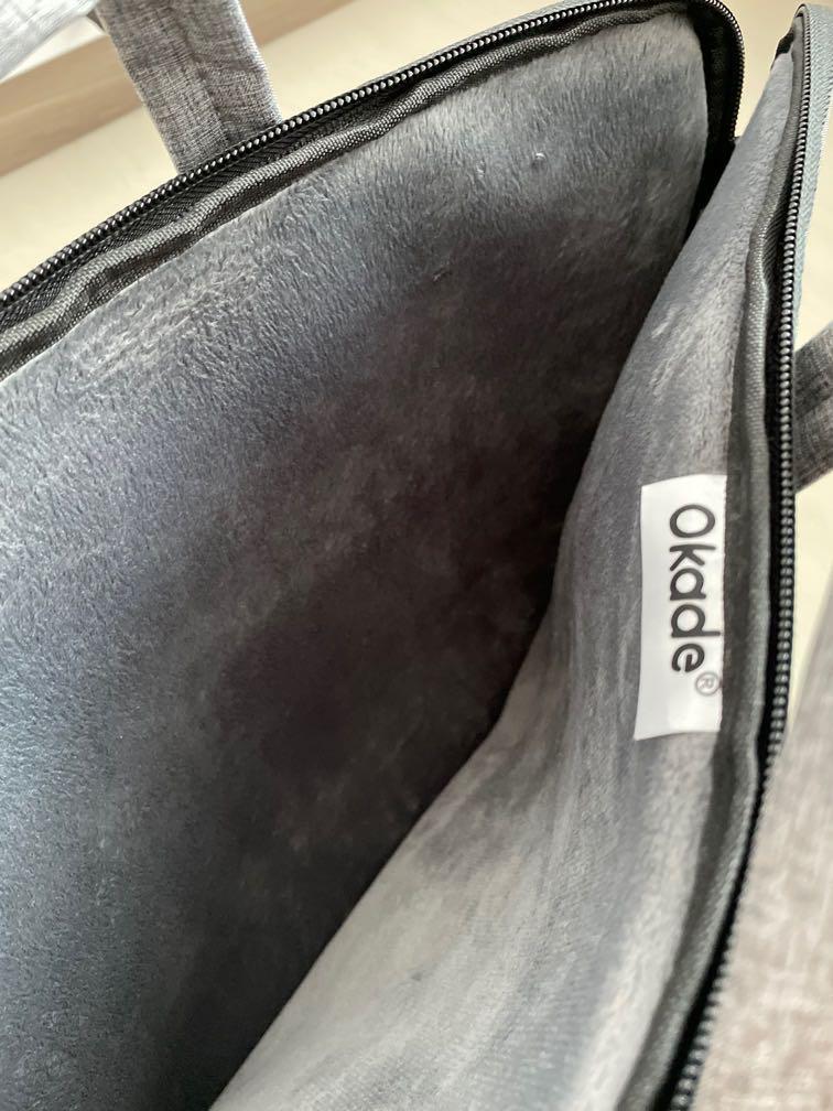 Okade Laptop bag 15.4” (grey), Mobile Phones & Gadgets, Mobile & Gadget ...