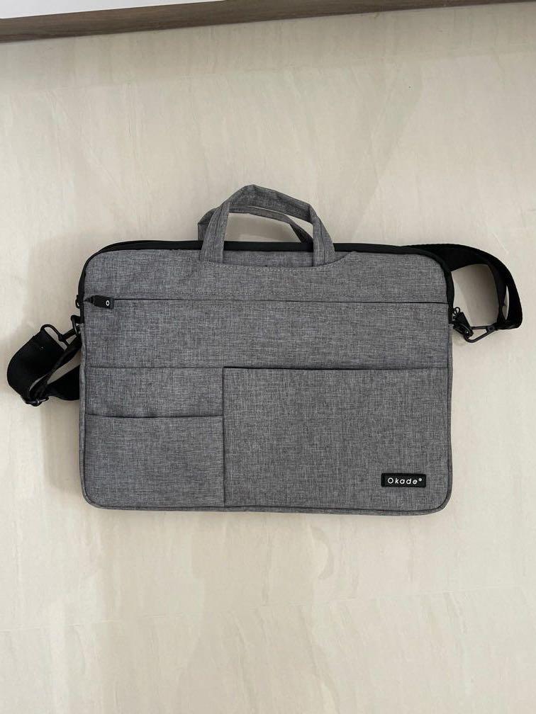 Okade Laptop bag 15.4” (grey), Mobile Phones & Gadgets, Mobile & Gadget ...