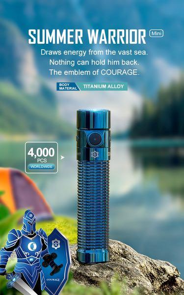 Olight Titanium Warrior Mini (Limited Edition) - Choice of Spring or ...