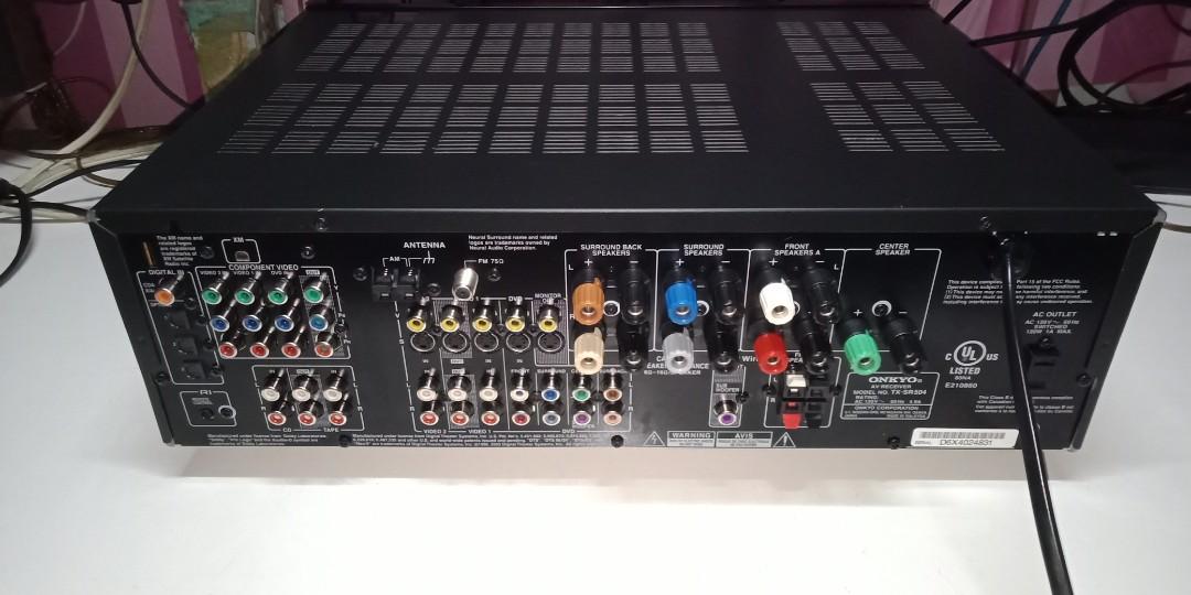 Onkyo TX-SR504 7.1 Av Receiver, Audio, Soundbars, Speakers & Amplifiers ...