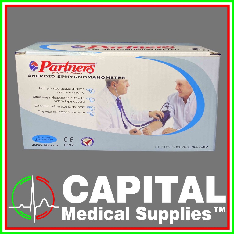 PARTNERS, Aneroid Sphygmomanometer , 1 pc, Health & Nutrition, Health ...