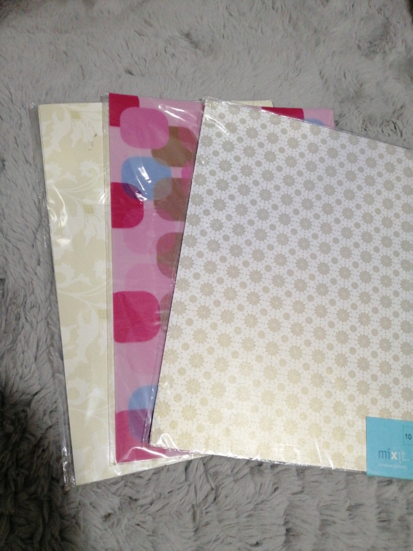 Pattern paper A4 sheets, Hobbies & Toys, Stationary & Craft, Other ...