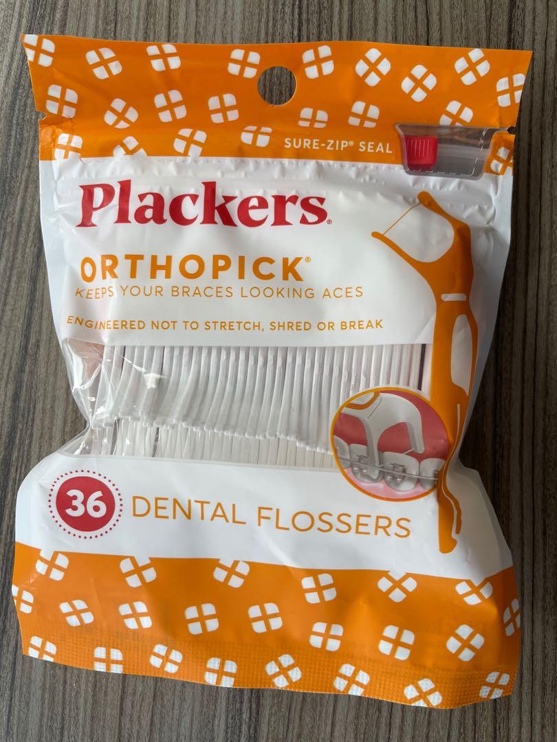 Plackers Orthopick floss for braces, Beauty & Personal Care, Oral Care ...