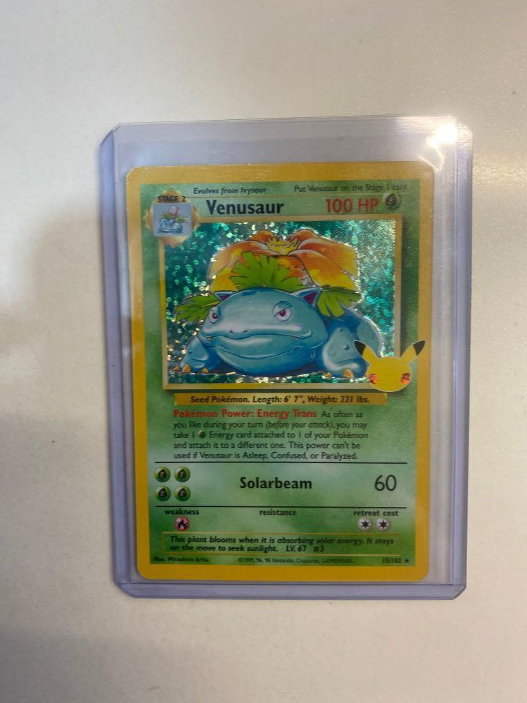 Pokemon 25th anniversary base set trio, Hobbies & Toys, Toys & Games on ...