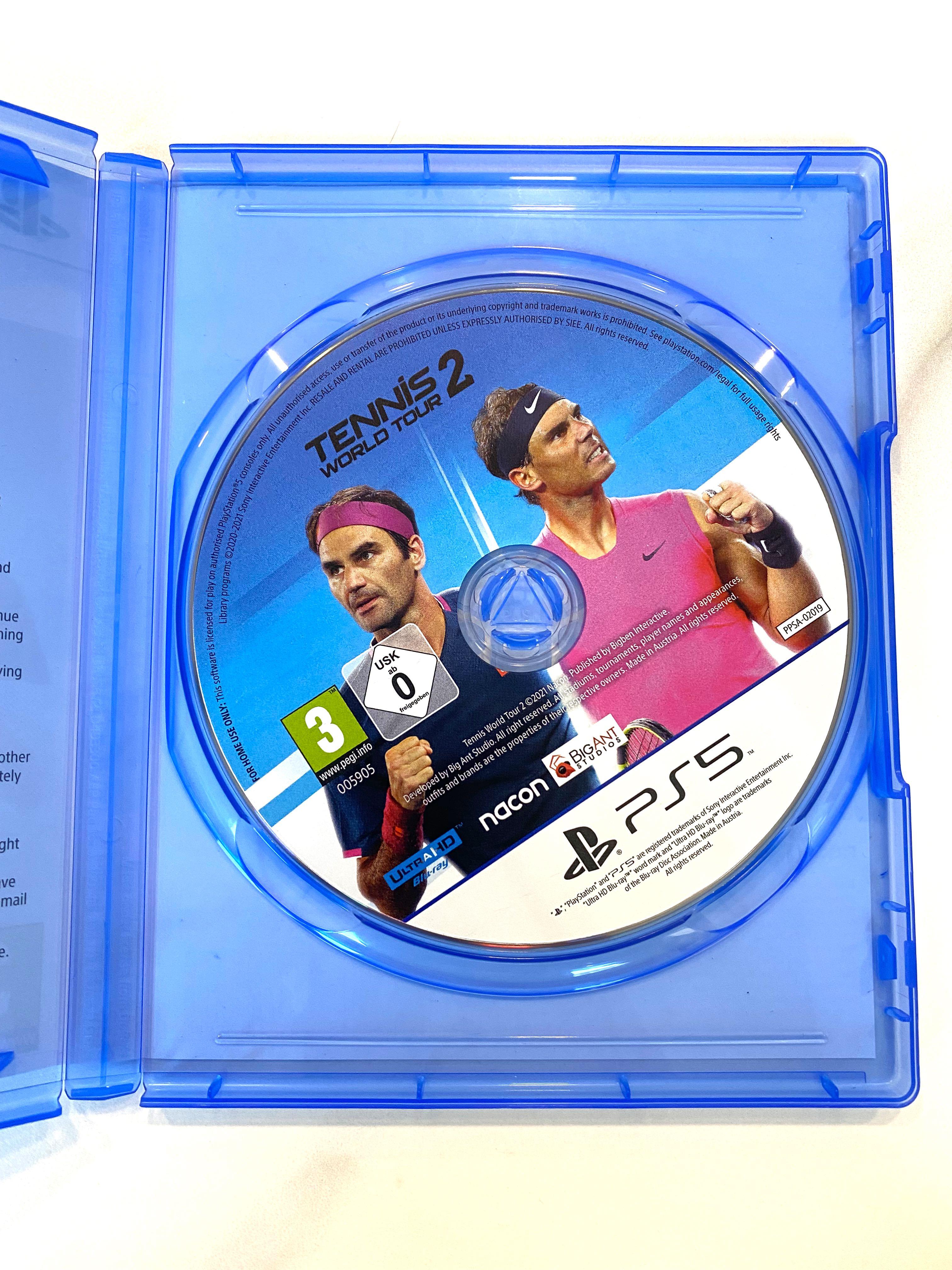 PS5 Tennis World Tour 2: Complete Edition, Video Gaming, Video Games ...