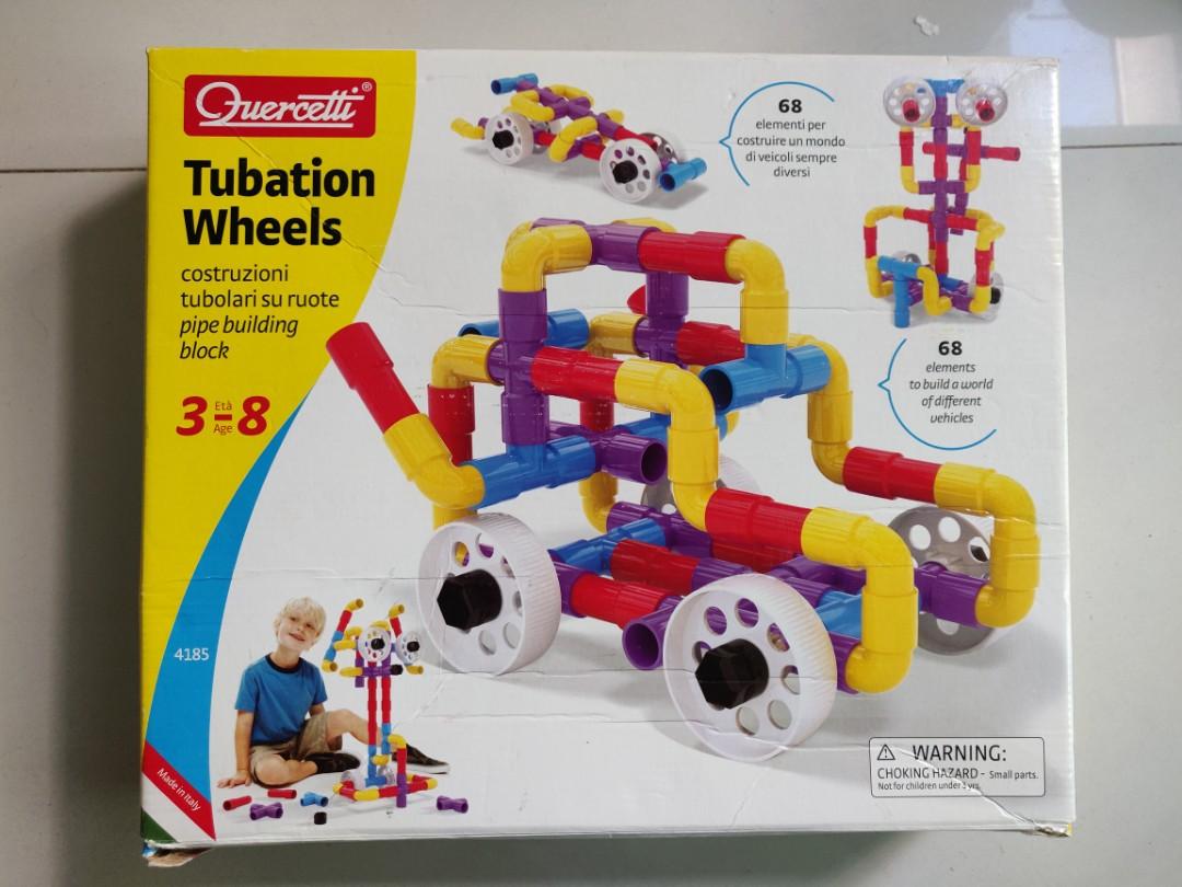 Quercetti Tubation Wheels, Hobbies & Toys, Toys & Games on Carousell