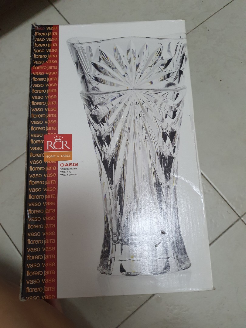 Rcr Vase, Furniture & Home Living, Home Decor, Vases & Decorative Bowls ...