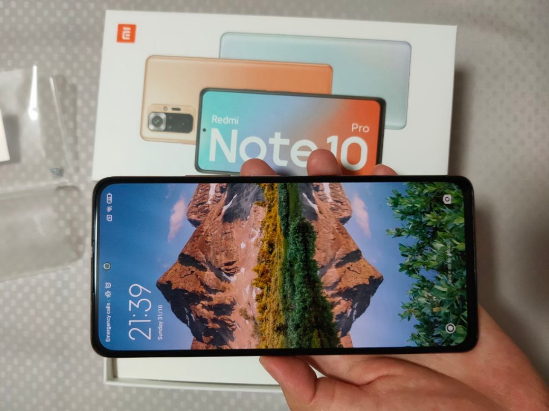 10/10!!! Redmi note 10 pro gradient bronze 8GB 128GB, Mobile Phones ...